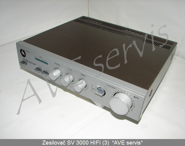 *PRODÁNO* Stereo zesilovač SV 3000 HIFI z produkce RFT :: AVE servis